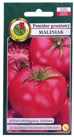 Pomidor Maliniak 1 g Pnos ogrodnik24.pl