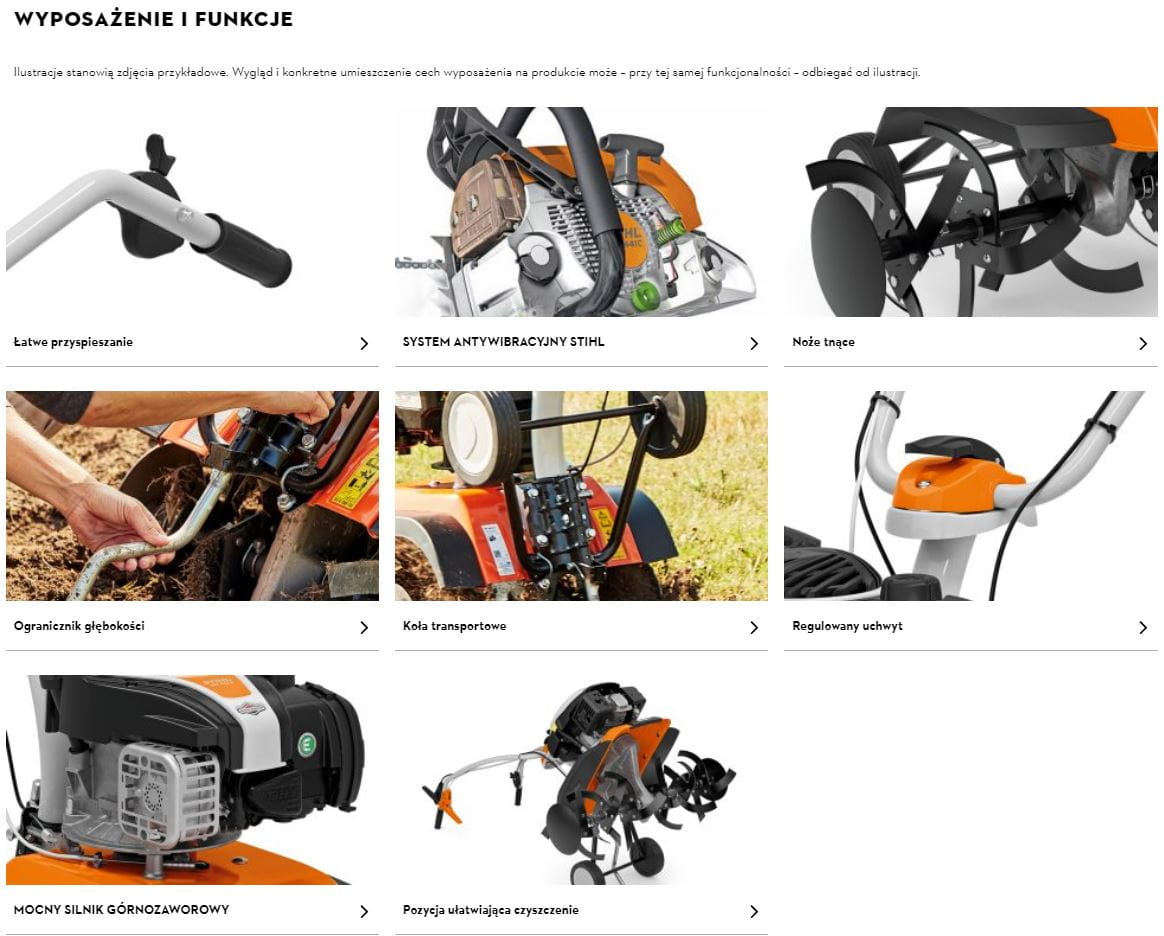 Glebogryzarka spalinowa 60cm 3,2KM Stihl MH 560 ogrodnik24.pl